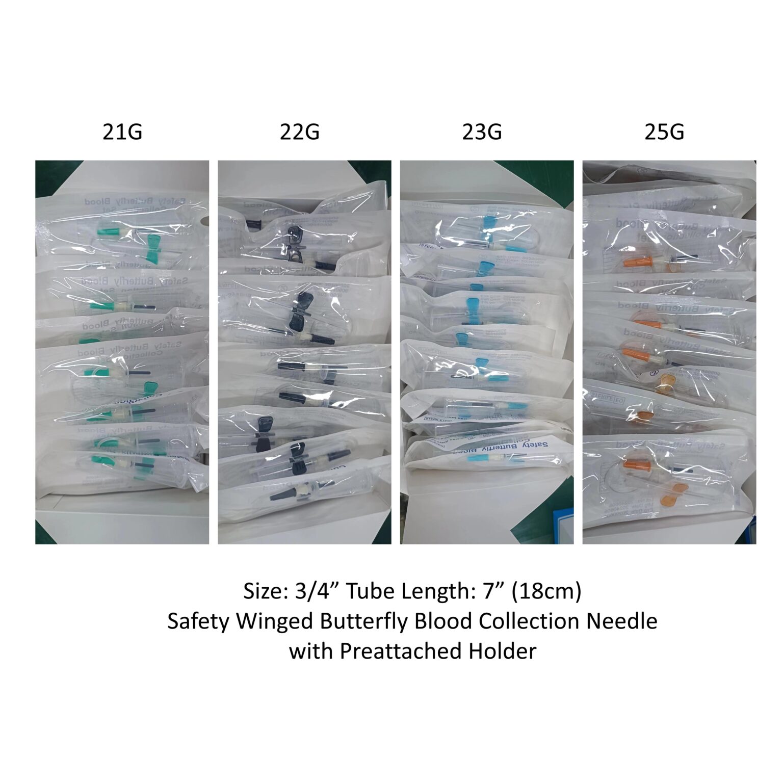 Safety Winged Butterfly Blood Collection Set - Safety & Reliable