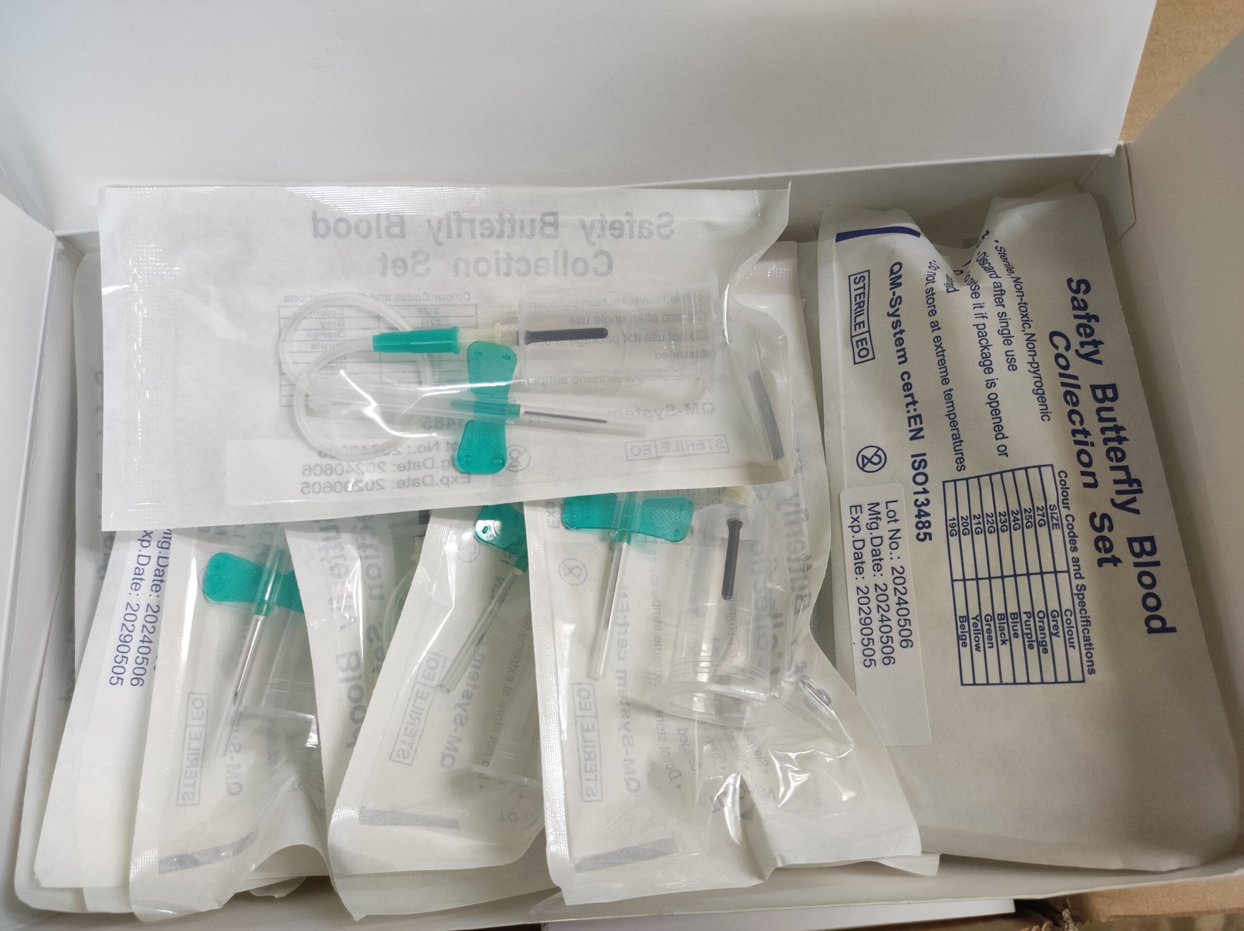 Safety Winged Butterfly Blood Collection Set - Safety & Reliable